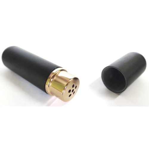 Popper Inhaler Black Aluminum - Redrose